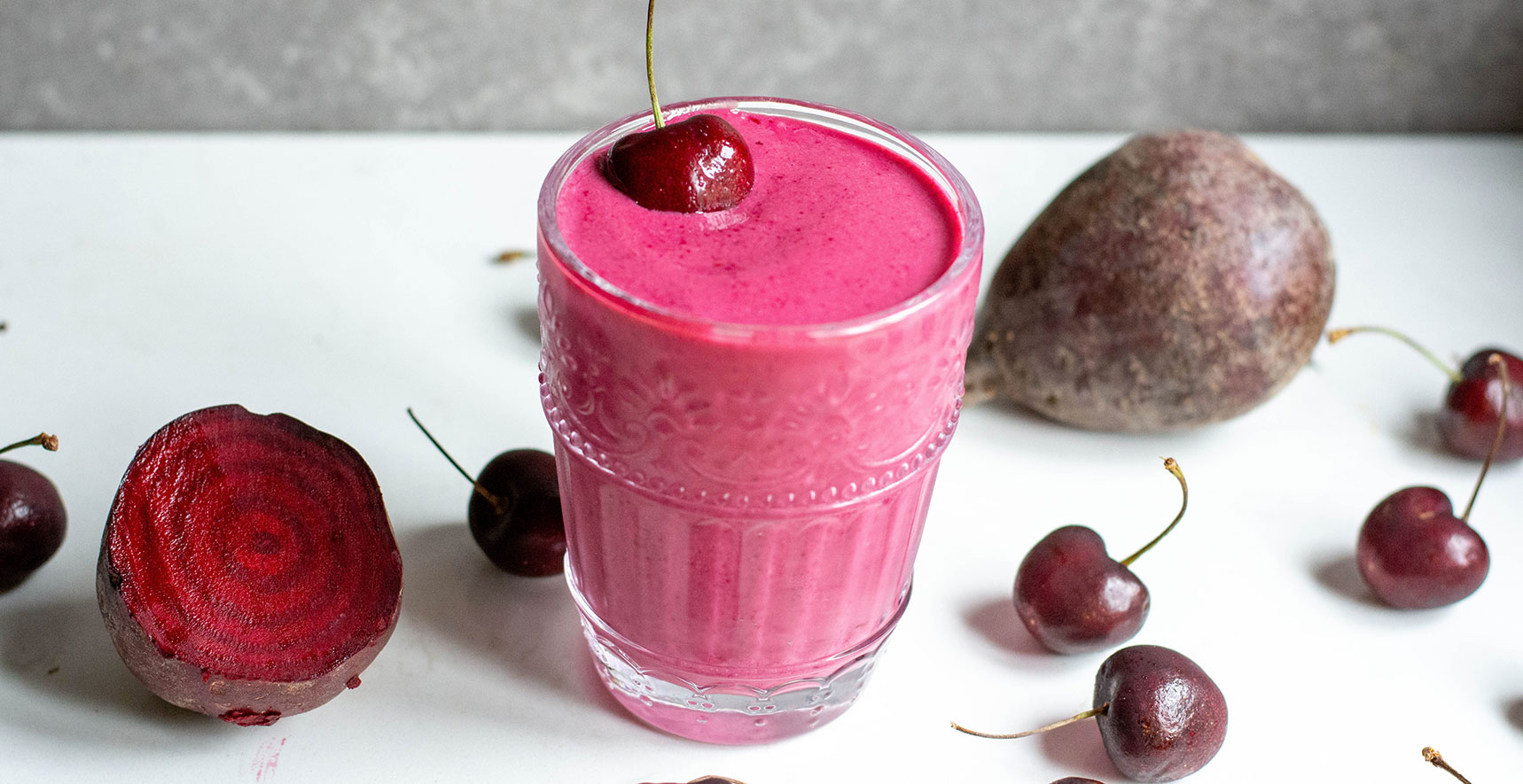 Pink Power Smoothie: Beet, Cherry, and Lime - Meant2Prevent Kitchen